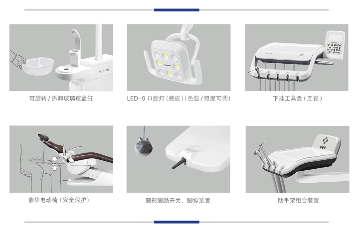 SUNTEM D307 DENTAL UNIT - Elexadent